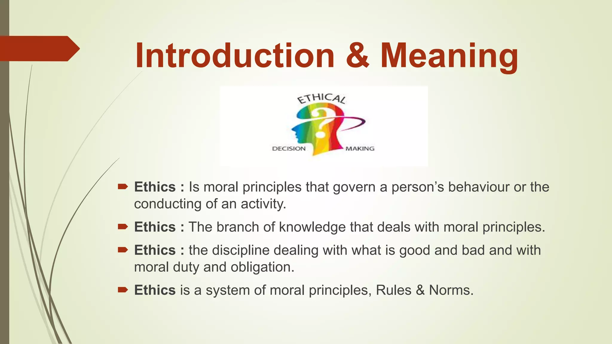 Ethical decision making | PPTX