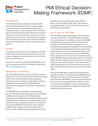 ethical decision making framework PMI.pdf
