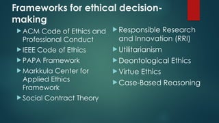 Ethical Decision Making in Computing L5.pptx