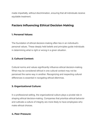 Ethical Decision Making_ Navigating the Moral Maze.pdf | Business ...