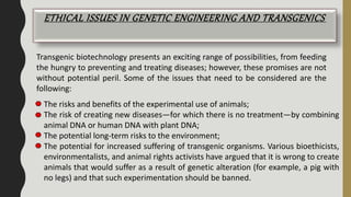 Ethical dilemas of clinical genetics | PPTX