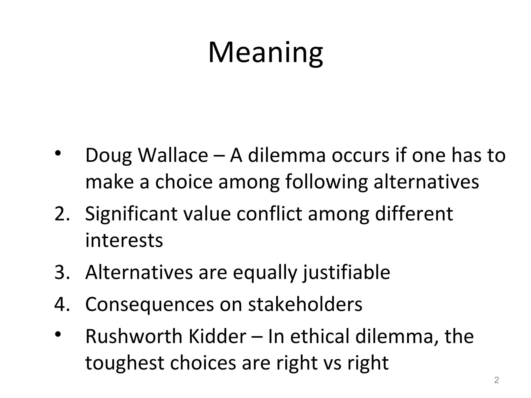 Ethical Dilemma | PPT | Free Download