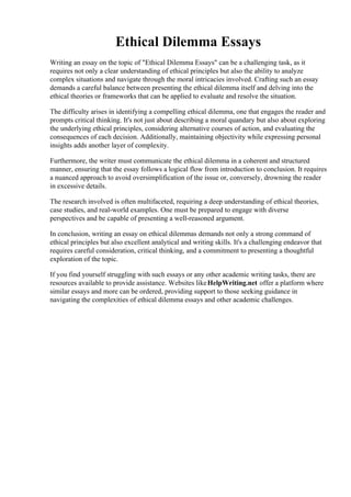 Ethical Dilemma Essays.pdf