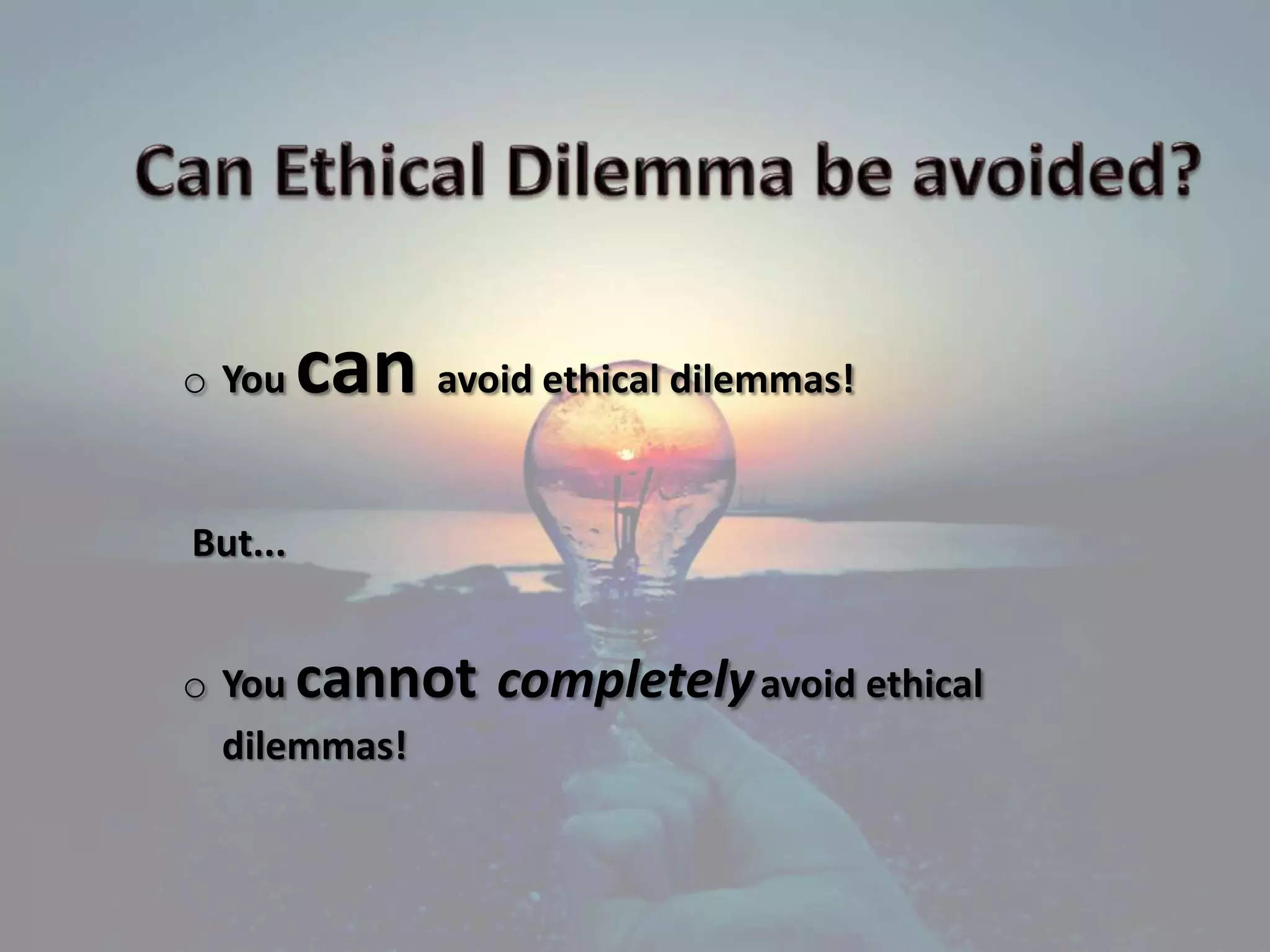 Ethical dilemma final | PPTX
