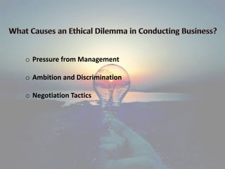 Ethical dilemma final | PPTX