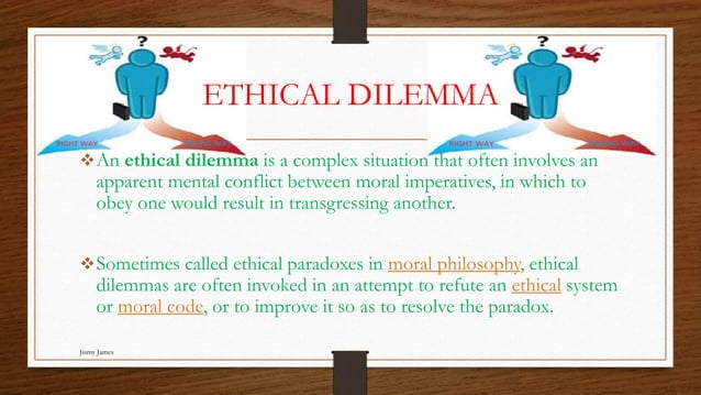 Ethical dilemma & leadership | PPT