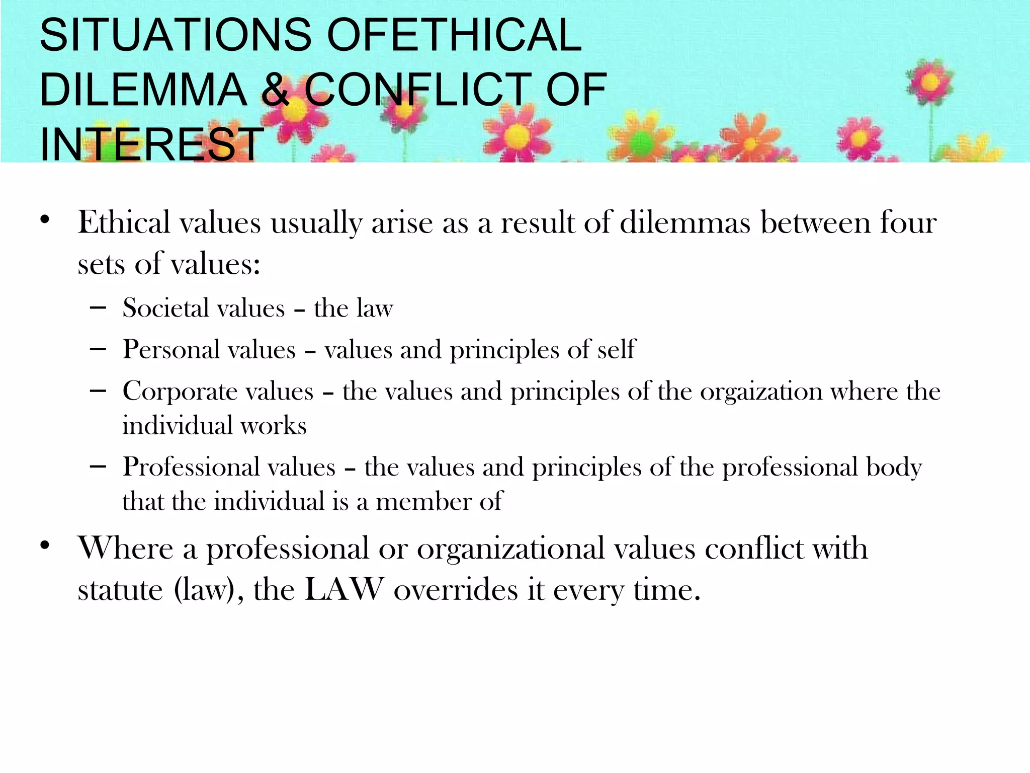 Ethical Dilemmas | PPT