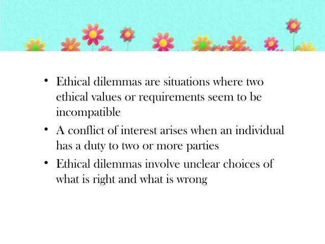 Ethical Dilemmas | PPT