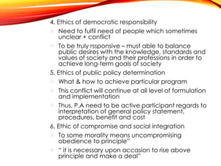 Ethical dilemmas in public administration | PDF