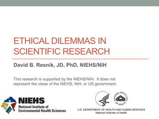 David Resnik - MedicReS World Congress 2012 | PPT