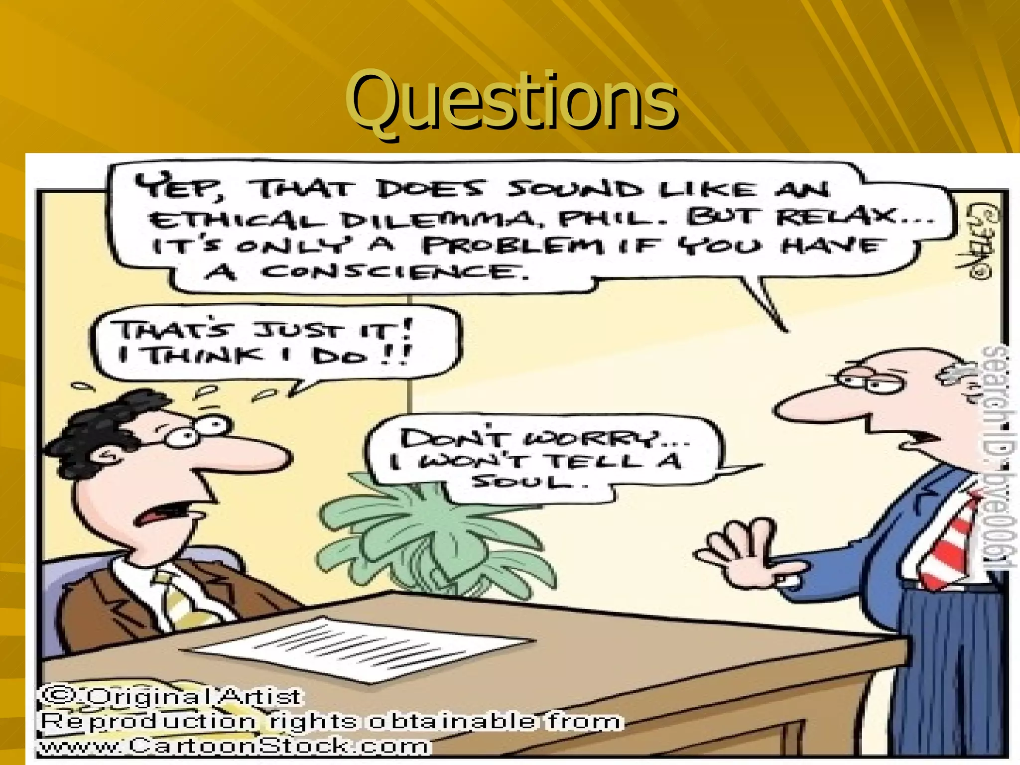 Ethical dilemmas presentation | PPT