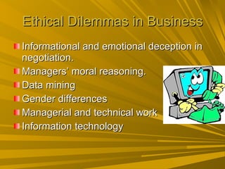 Ethical dilemmas presentation | PPT