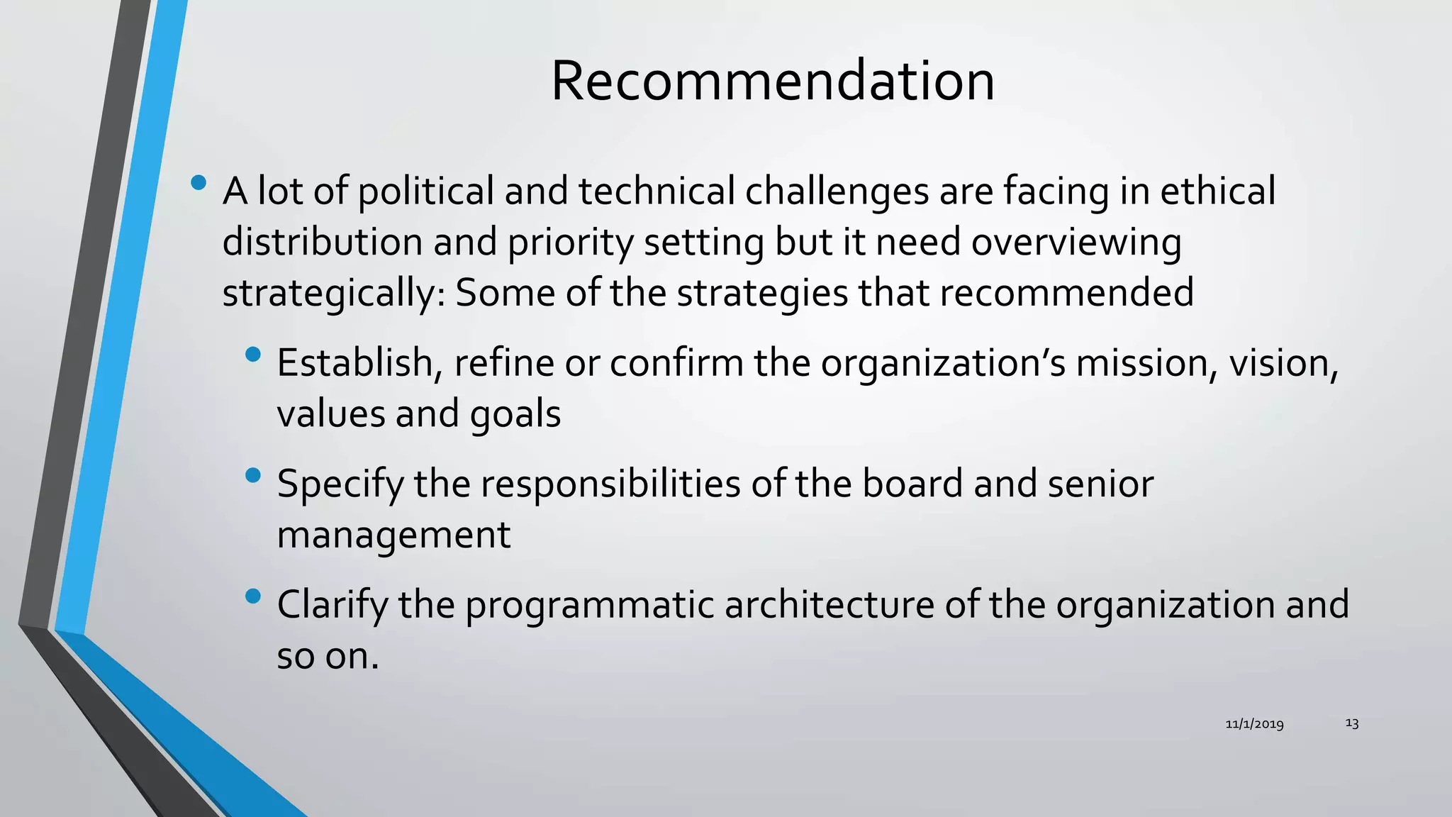 Ethical distribution and priority setting | PPTX