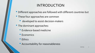 Ethical distribution and priority setting | PPTX
