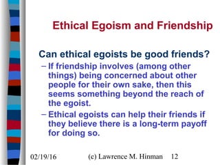 Egoism | PPT