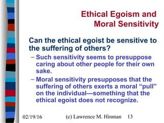 Egoism | PPT