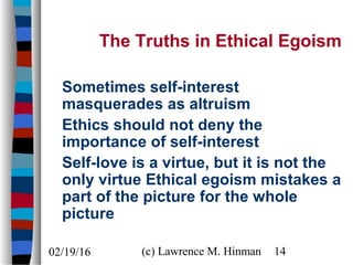 Egoism | PPT