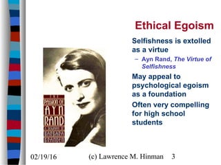 Egoism | PPT