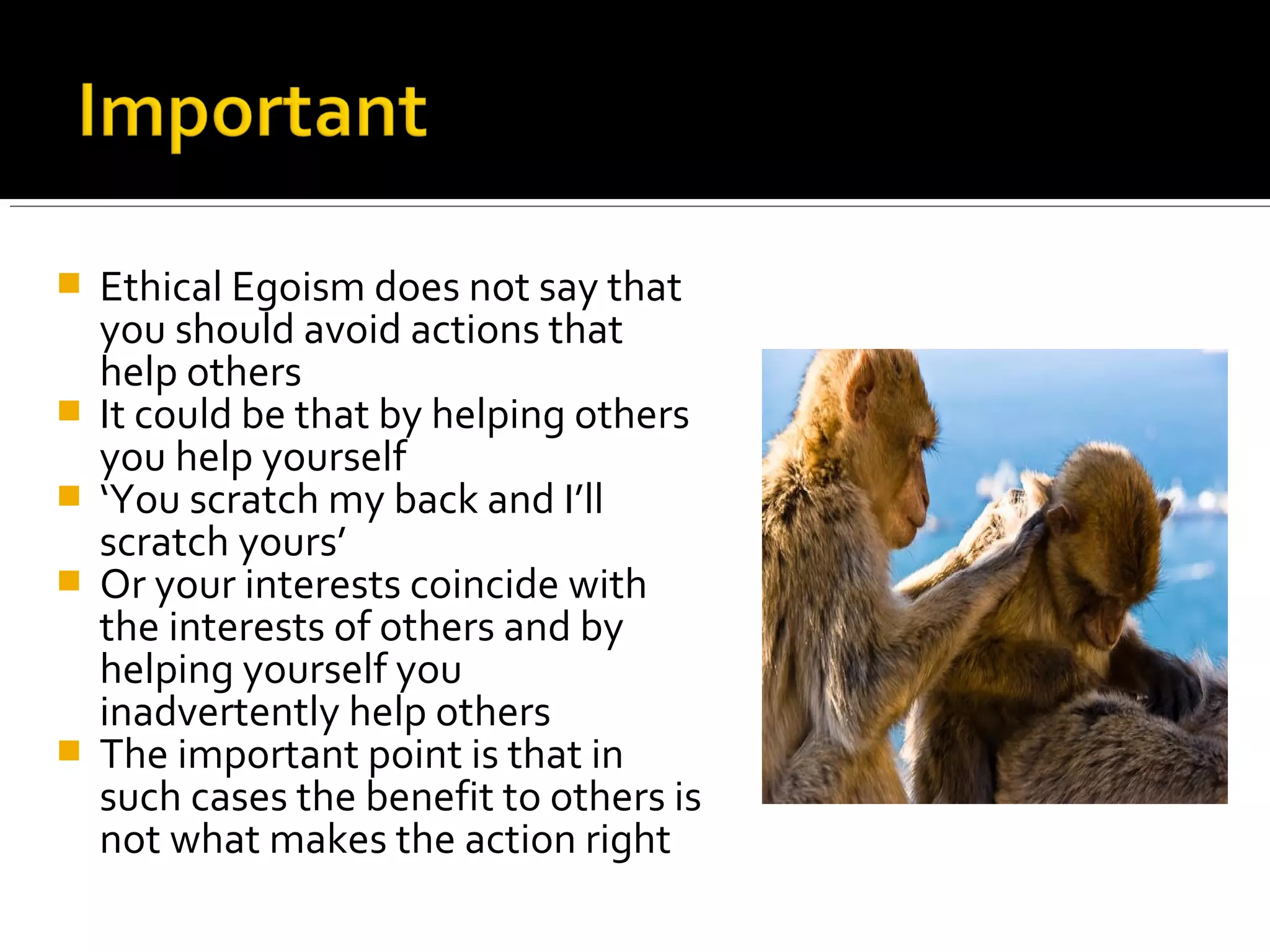 Ethical Egoism | PPT