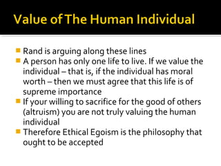 Ethical Egoism | PPT