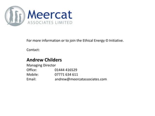 Ethical Energy | PPT