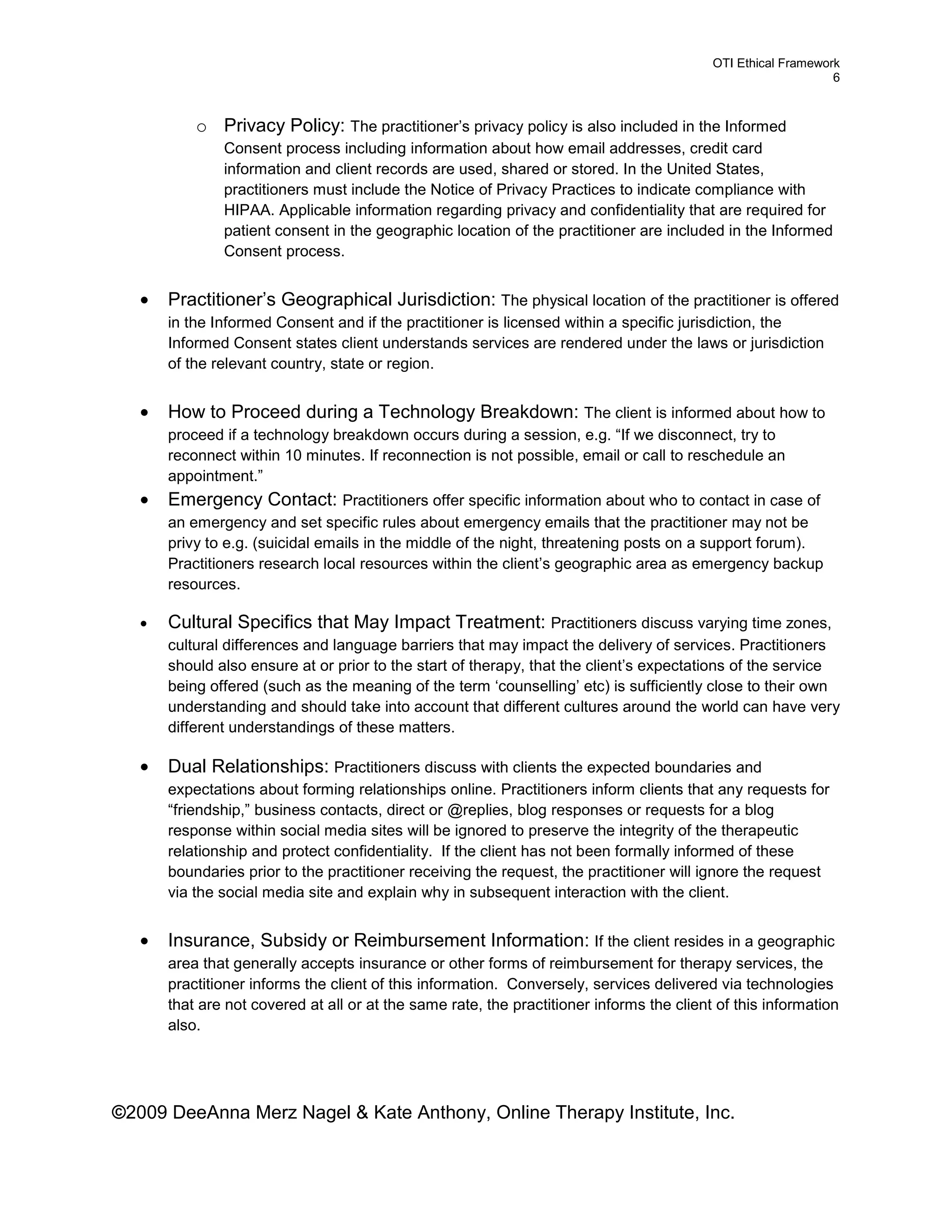 Ethical Framework Pdf