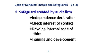 Ethical Guideline for Auditors.pptx audit | PPTX