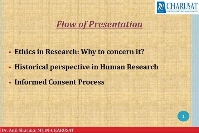 Ethical guideline in nursing research | PPT