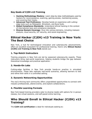 Ethical Hacker (C_EH) v13 Training in New York_ Your Path to ...