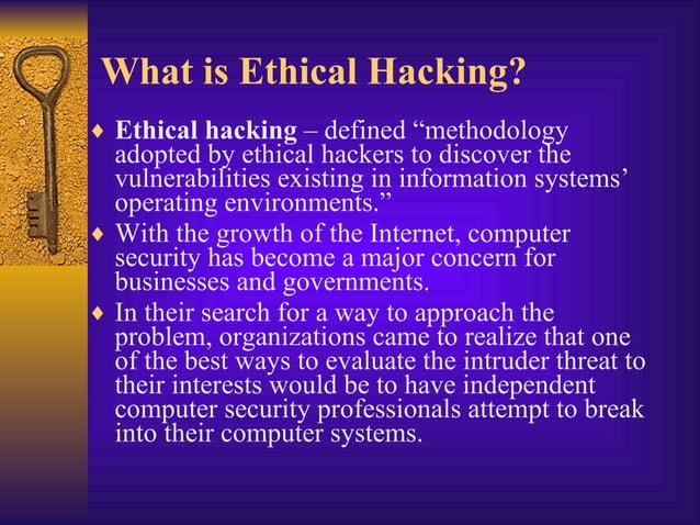 Ethical Hacking | PPT | Computing | Technology & Computing