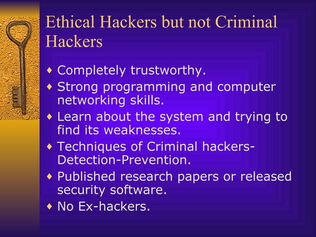 Ethical Hacking | PPT | Computing | Technology & Computing