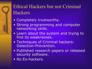 Ethical hacking | PPT
