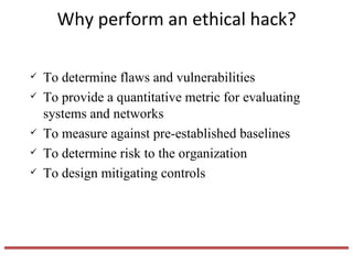 Ethical Hacking | PPT