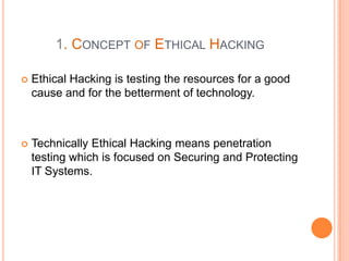 Ethical hacking | PPT