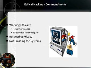Ethical hacking - Good Aspect of Hacking | PPTX | Information and ...
