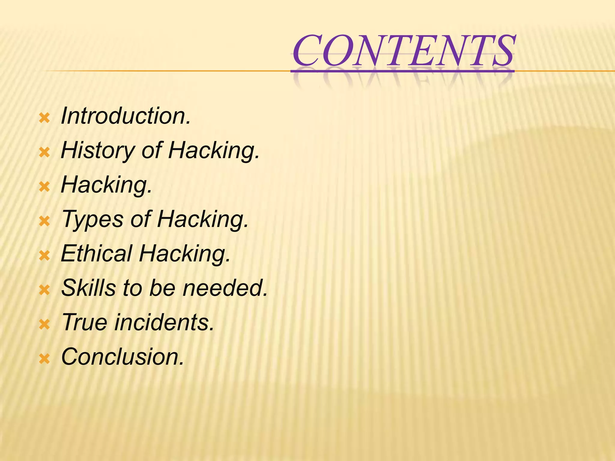 Ethical hacking | PPTX