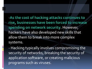 Introduction to Ethical Hacking (Basics) | PPTX