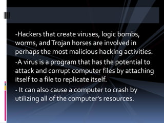 Introduction to Ethical Hacking (Basics) | PPTX