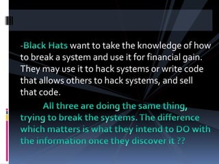 Introduction to Ethical Hacking (Basics) | PPTX