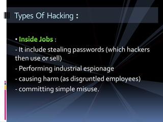 Introduction to Ethical Hacking (Basics) | PPTX