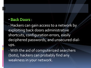 Introduction to Ethical Hacking (Basics) | PPTX