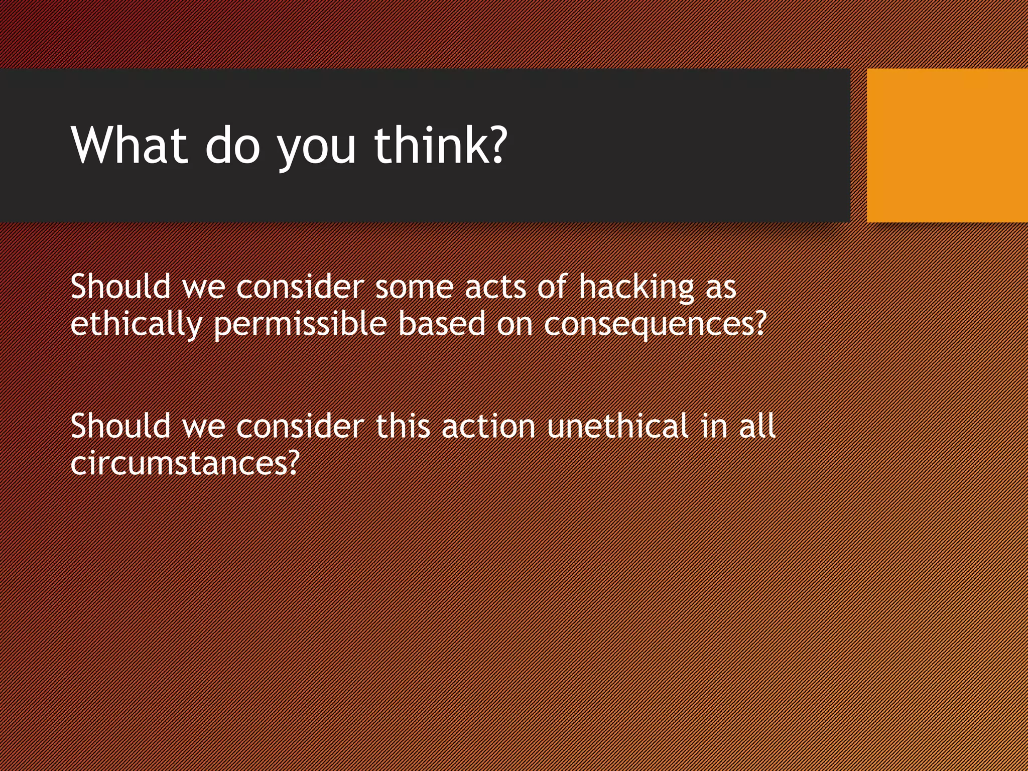 Are Computer Hacker Break-ins Ethical -- Spafford | PPT