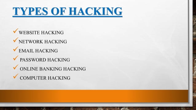 Ethical hacking | PPT