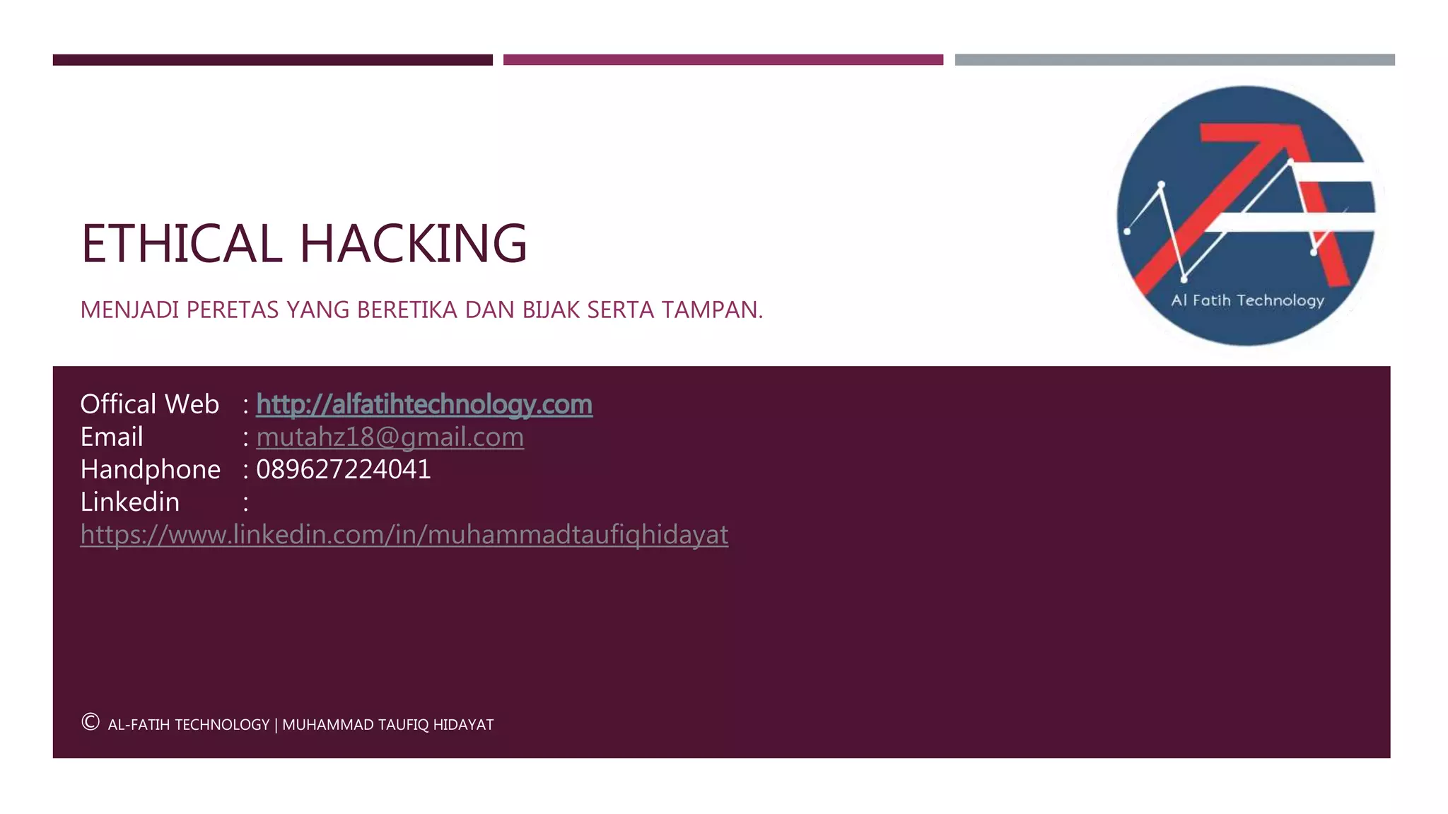 Ethical hacking | PPT