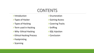 Ethical hacking | PPT