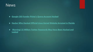 Ethical hacking | PPTX