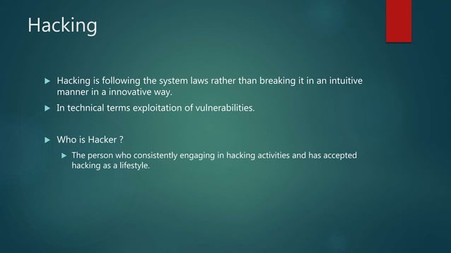 Ethical hacking | PPT