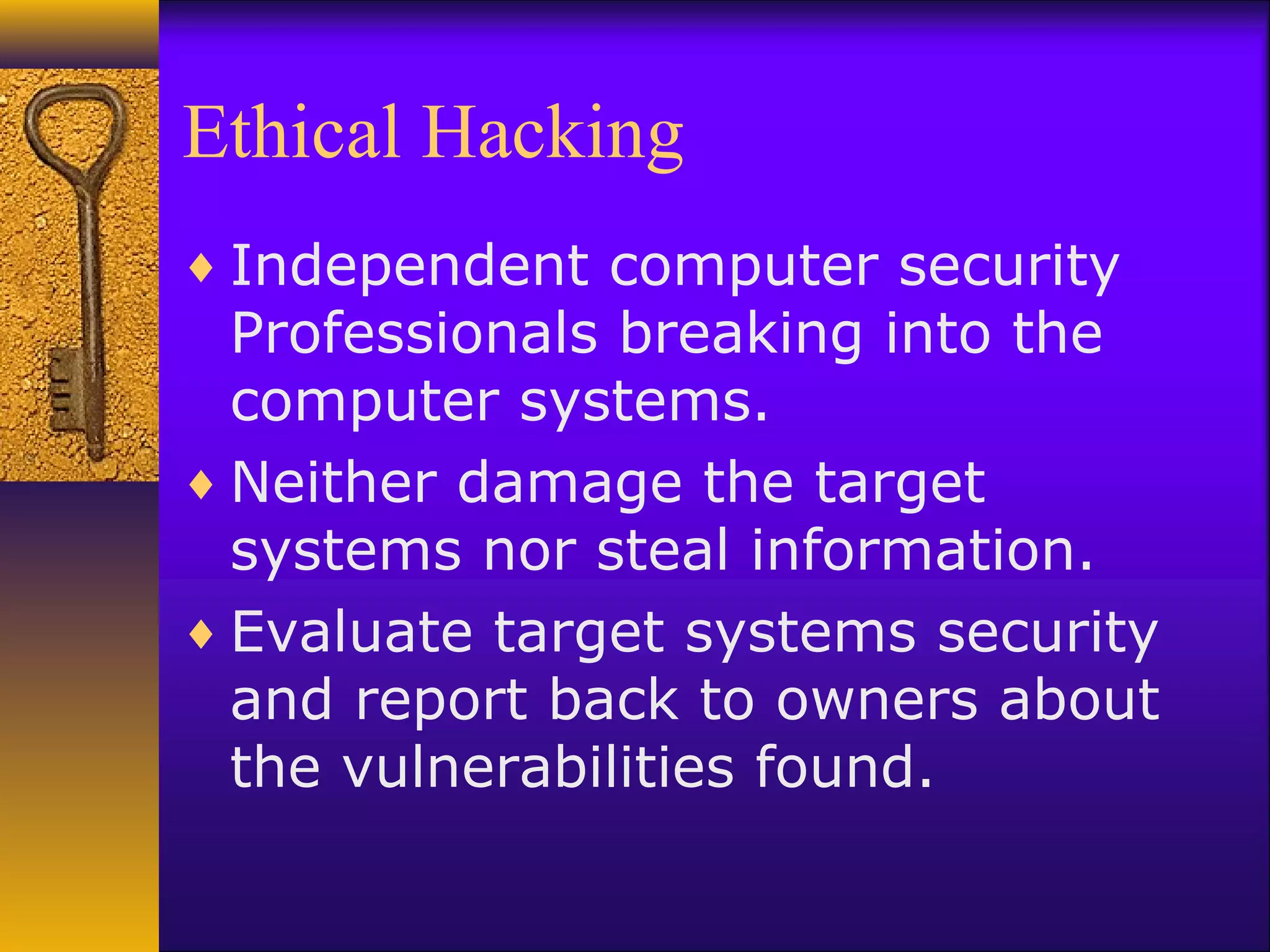 Ethical hacking | PPT
