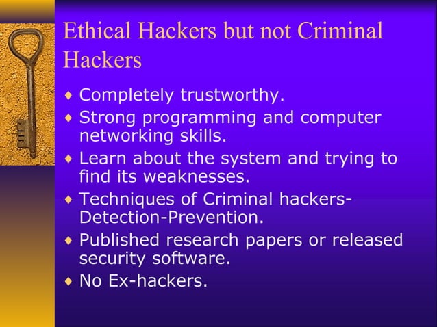 Ethical hacking | PPT