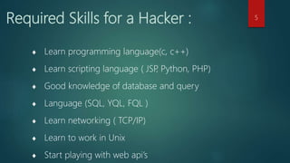 Ethical hacking-computer science | PPTX